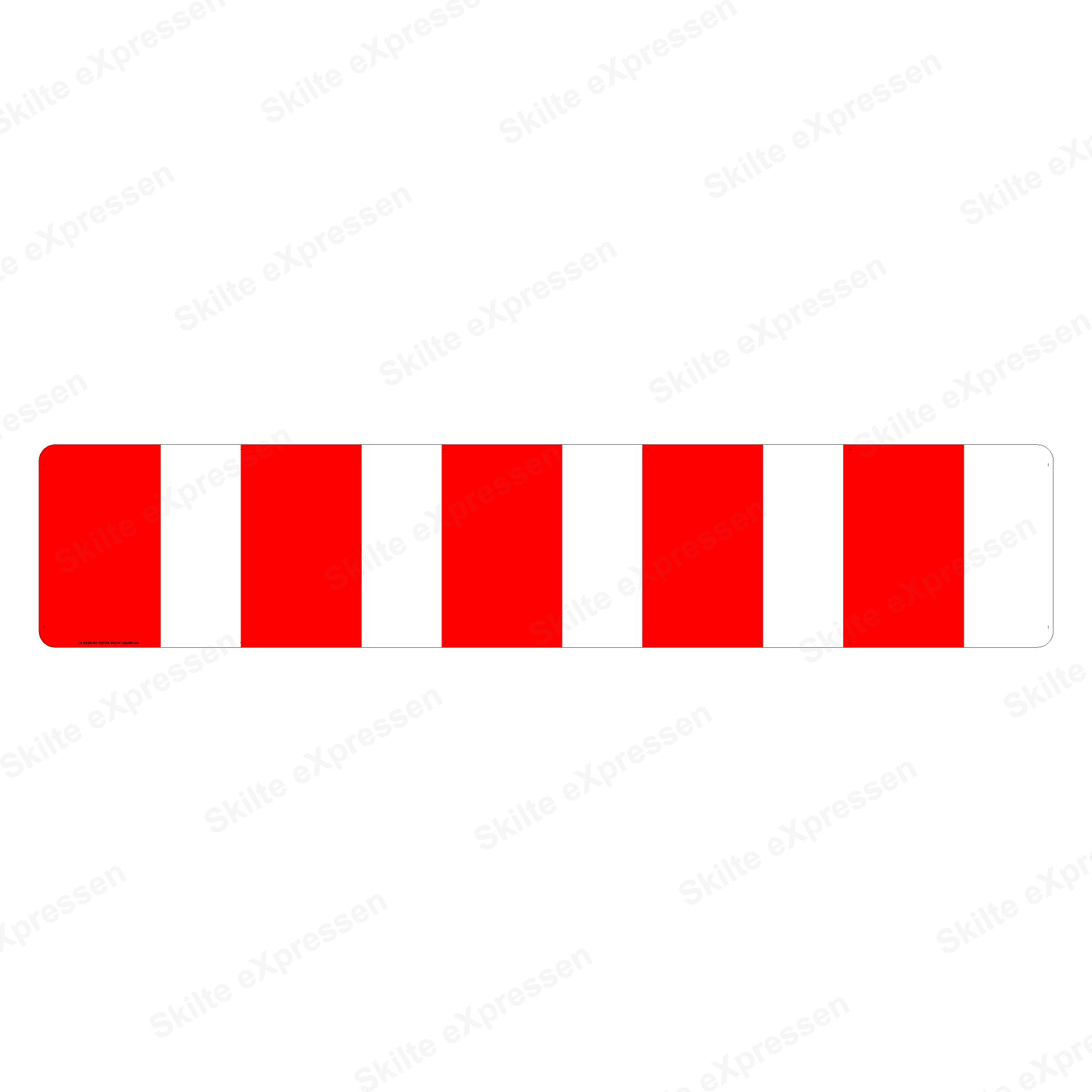 O45 - Spærrebom - 33x150cm - T3 - Skilte eXpressen